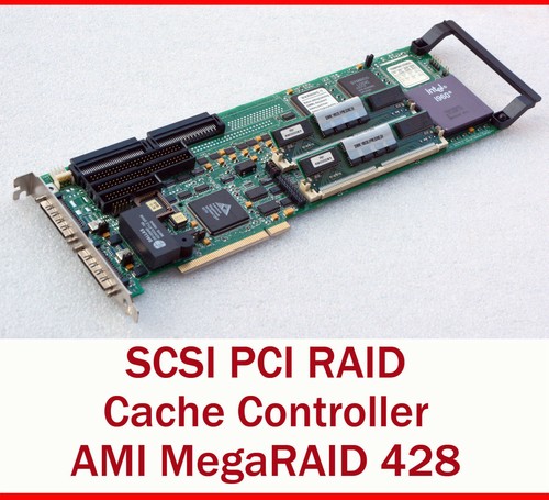 Ami Megaraid 428 PCI SCSI Dual Chanel Raid Controller CIN0390A Dell ...