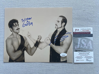 Aiden English & Simon Gotch WWE WWF Wrestlers Signed 8x10 Auto’d Photo ...