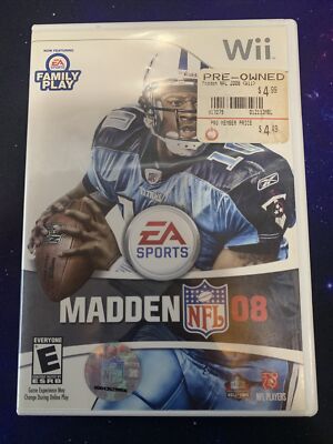 Madden NFL 08 - Nintendo Wii - Video Game By Wii - GOOD 14633155297| eBay