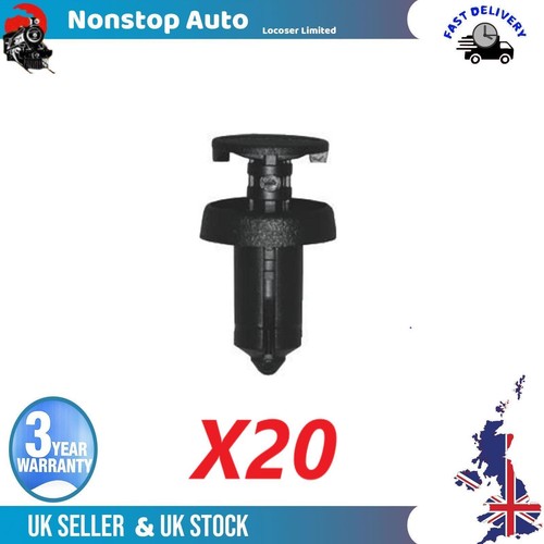 20 X Wheel Arch Panel Splash Guard Retainer Clips For ABARTH 500 ...
