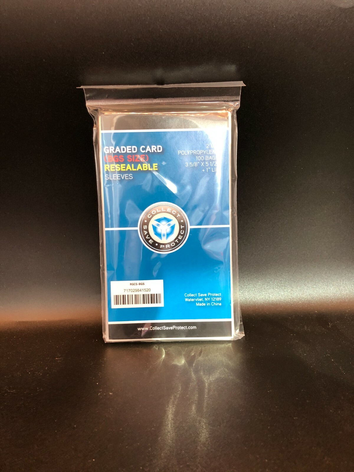 BGS (Beckett) PSA Graded Card Sleeves 100 Bags 2MIL 3 5/8 X 5 1/2 BGS ...