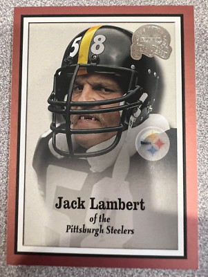 JACK LAMBERT Pittsburgh Steelers 2000 Fleer Greats of the Game #78 NFL ...