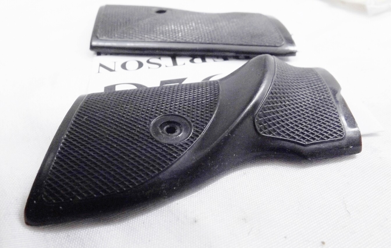 Triple K Grips for Beretta 1951 Helwan Brigadier Correct Black Poly ...