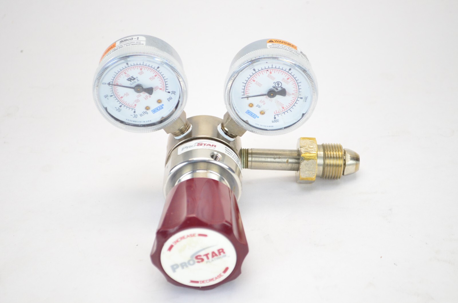 ProStar Platinum PRS300213 High Purity Gas Regulator with CGA-320 ...