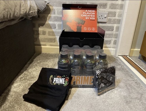 Prime Hydration X KSI Bundle Limited Edition - Large 12 pack (MESSAGE ...
