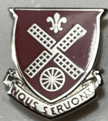 US Army 52nd Engineer Battalion Unit Crest Lapel Pin “Nous Servons" NS ...