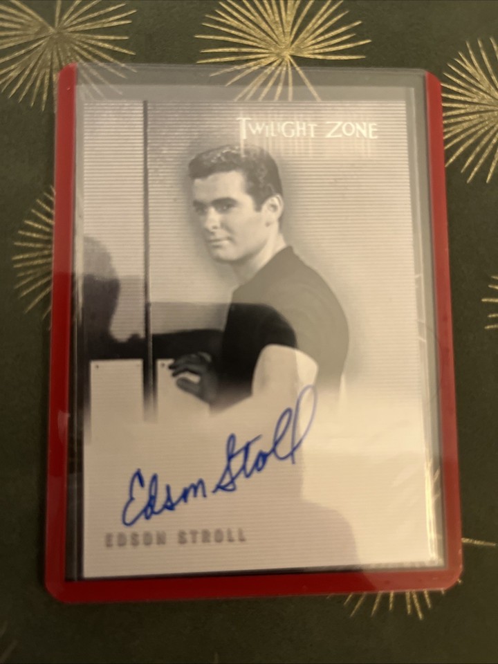 TWILIGHT ZONE A-97 EDSON STROLL AUTOGRAPHED CARD | eBay