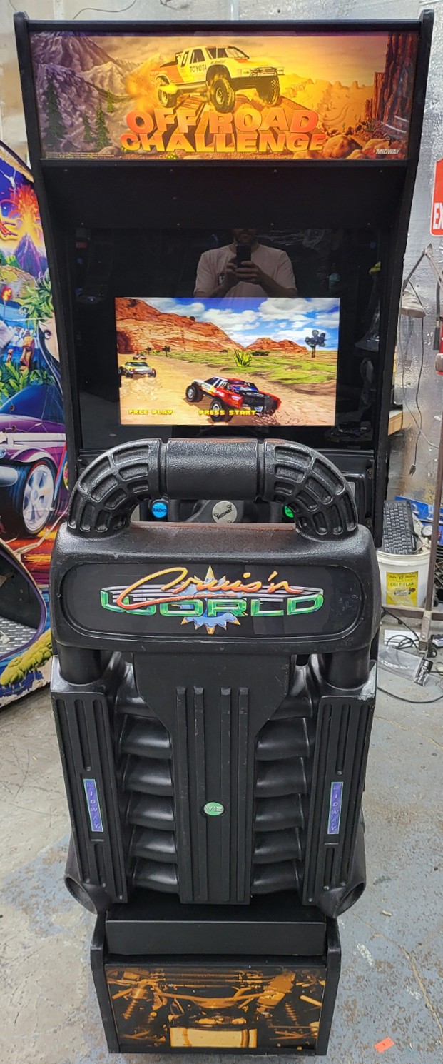 Off Road Challenge Sit Down Arcade Driving Racing Video Game Machine ...