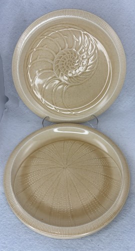 3 Vintage Franciscan Sea Sculptures Sand Earthenware Dinner Plates 10 ...