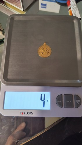 True Vintage - 4 G Solid Gold Capricorn Pendant/Charm...18k | eBay