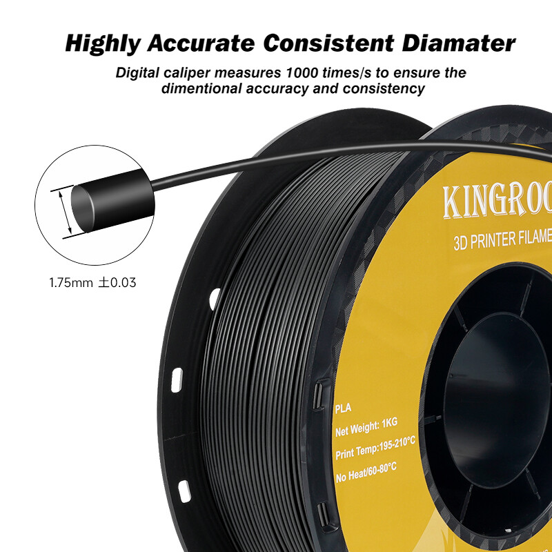 Kingroon 10KG PLA Filament 1.75mm Different Colours 3D Printer 1KG ...