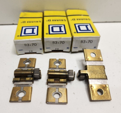 LOT OF 3 NEW IN BOX! SQUARE D OVERLOAD RELAY HEATING ELEMENTS B3.70 | eBay