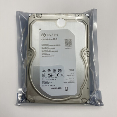 NEW SEAGATE 2TB ST2000NM0023 CONSTELLATION ES.3 7.2K 6G LFF SAS HARD ...