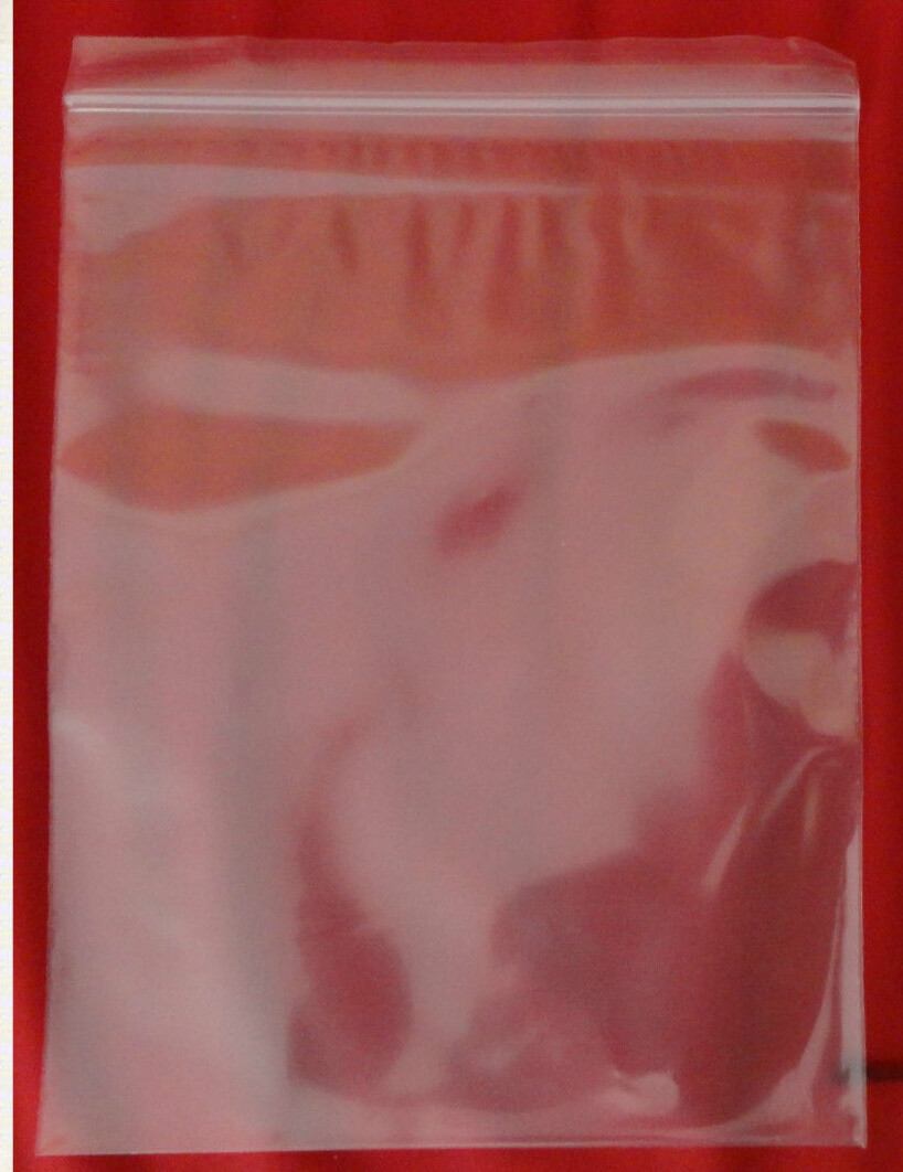 100PCS A4 ZIP LOCK PLASTIC RESEALABLE BAG 9" x 12" 230 x 305mm | eBay ...