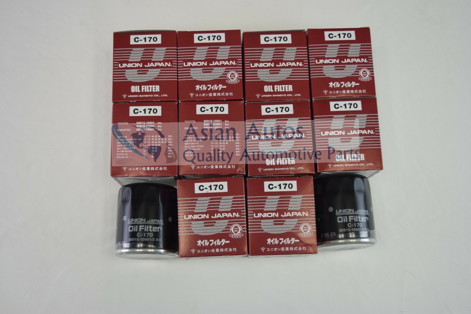 10 Union Japan Oil Filters For: Toyota Prius 2001-2009 10 x 90915YZZF2 ...