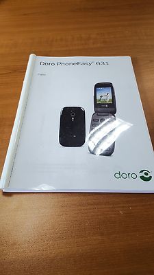 DORO PHONE EASY 631 PRINTED INSTRUCTION MANUAL USER GUIDE 60 PAGES | eBay