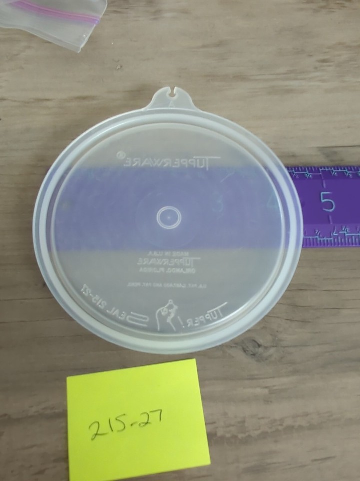 Tupperware Replacement Lid Clear #215-27 | eBay