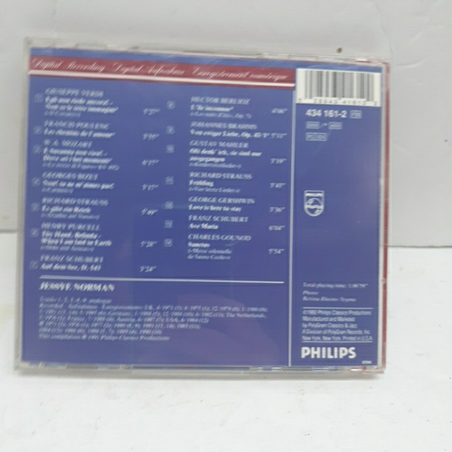 Jessye Norman Classics CD Philips) Opera Arias Songs Vocal Mezzo Soprano Legend | eBay
