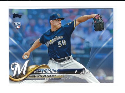 2018 Topps Update US40 Jacob Barnes RC Fathers Day Blue Parallels #/50 ...