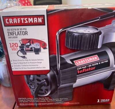 Craftsman 120V Inflator, New! Accepting Offers, Relocating. Please see ...
