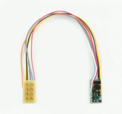 TCS Z2P ~ Z & N Scale ~ 8 Pin DCC Decoder ~ 2 Function ~ 3.5" Harness ...