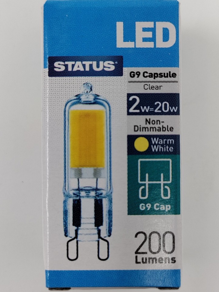1 x 2w LED G9 Capsule Light Bulb Lamp Warm White Bulbs 20w Great Value ...