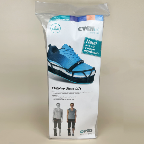 Even Up Shoe Lift (X-LARGE) Medical Shoe Balancer Boot Leveler Walking ...