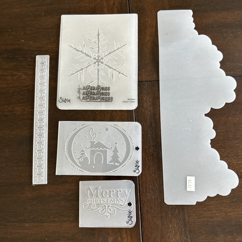 Sizzix Christmas embossing Folders | eBay