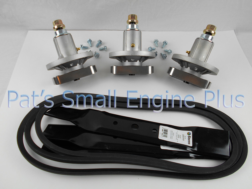 John Deere 48" Spindle, Hi Lift Blade Belt Hdwr Kit L120 L130 Scotts ...