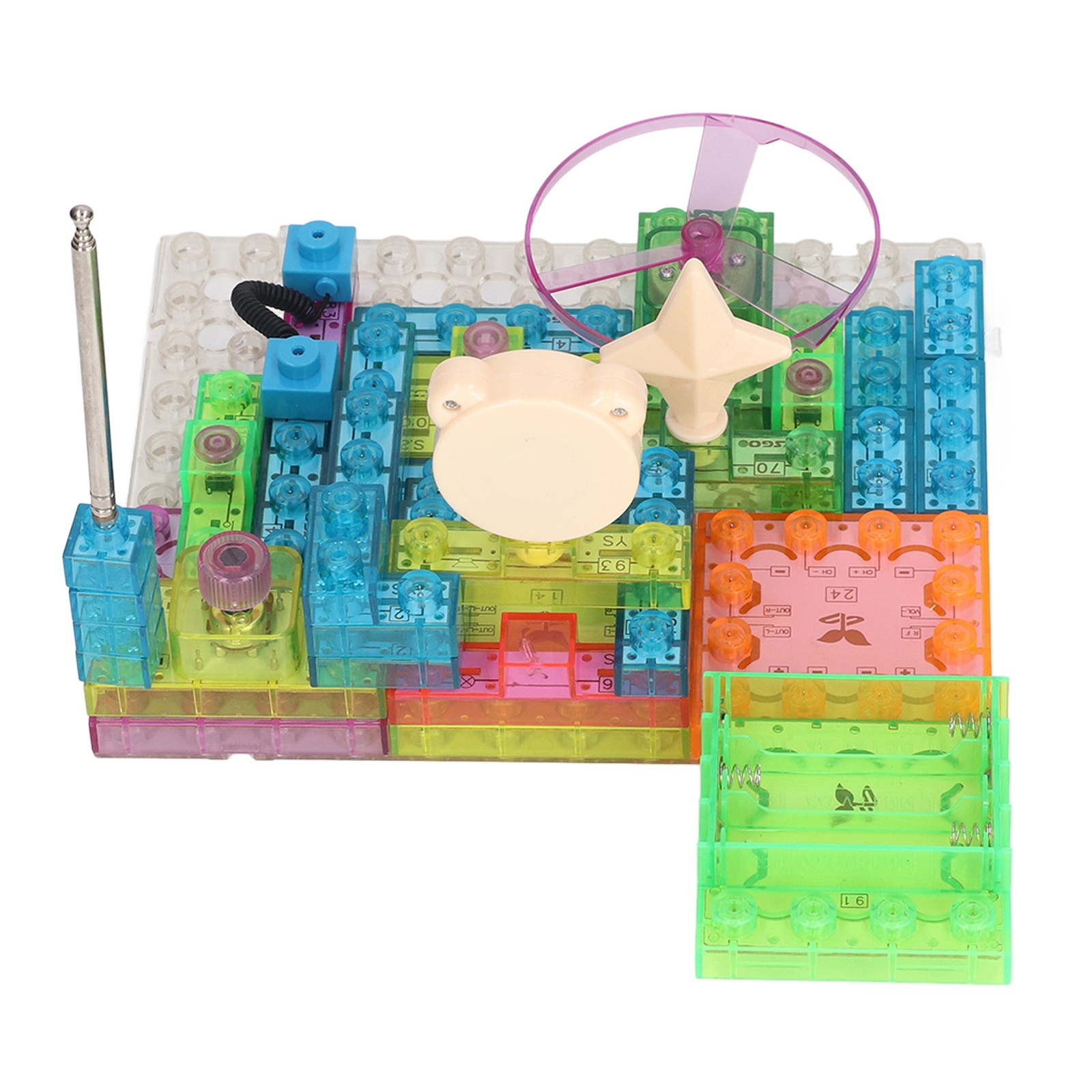 Circuit Building Kit Builder Block Electricity Experiment Toy Set For ...