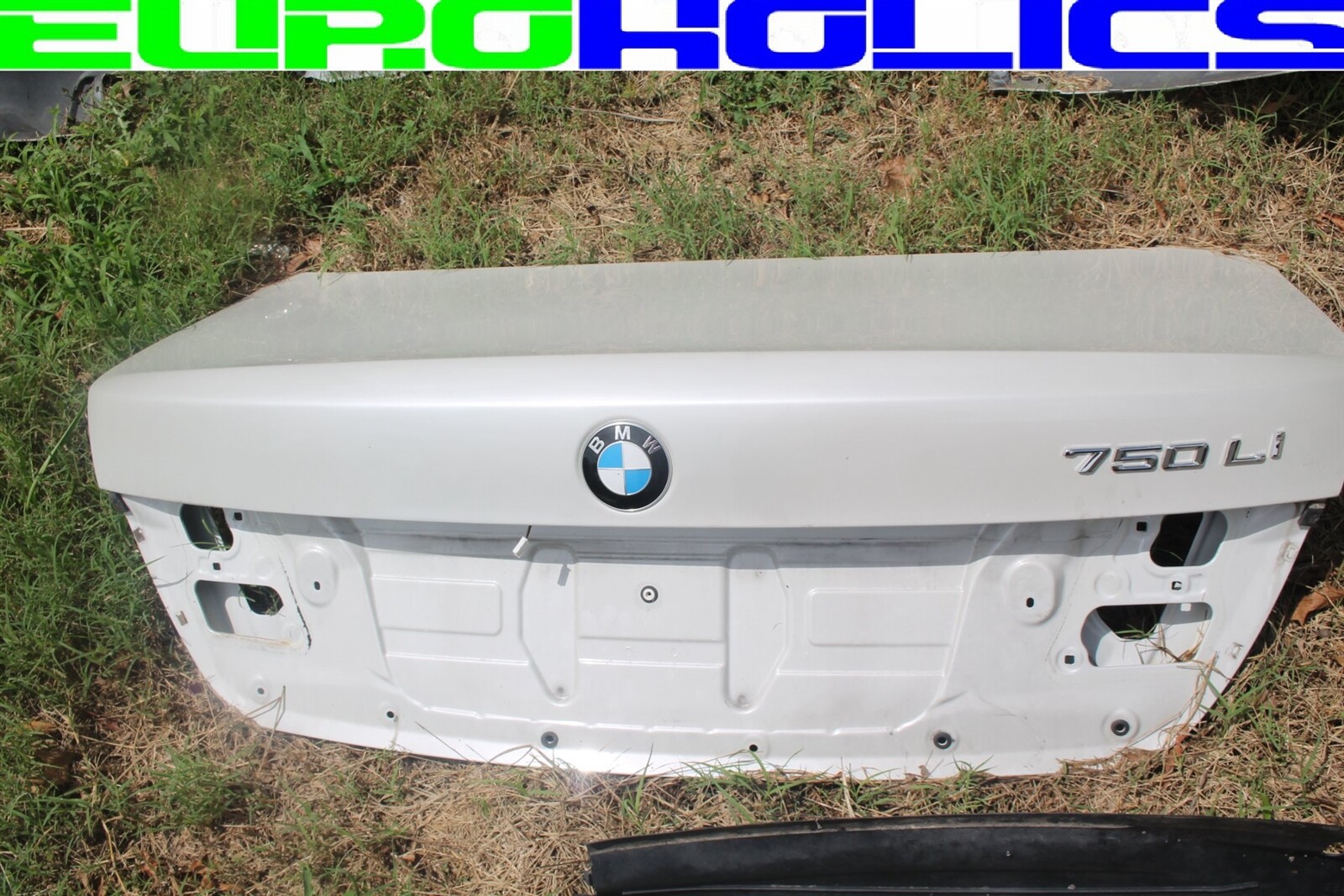 OEM BMW F01 750li 09-12 Rear Trunk Lid Hatch Shell White A96 *FREIGHT ...