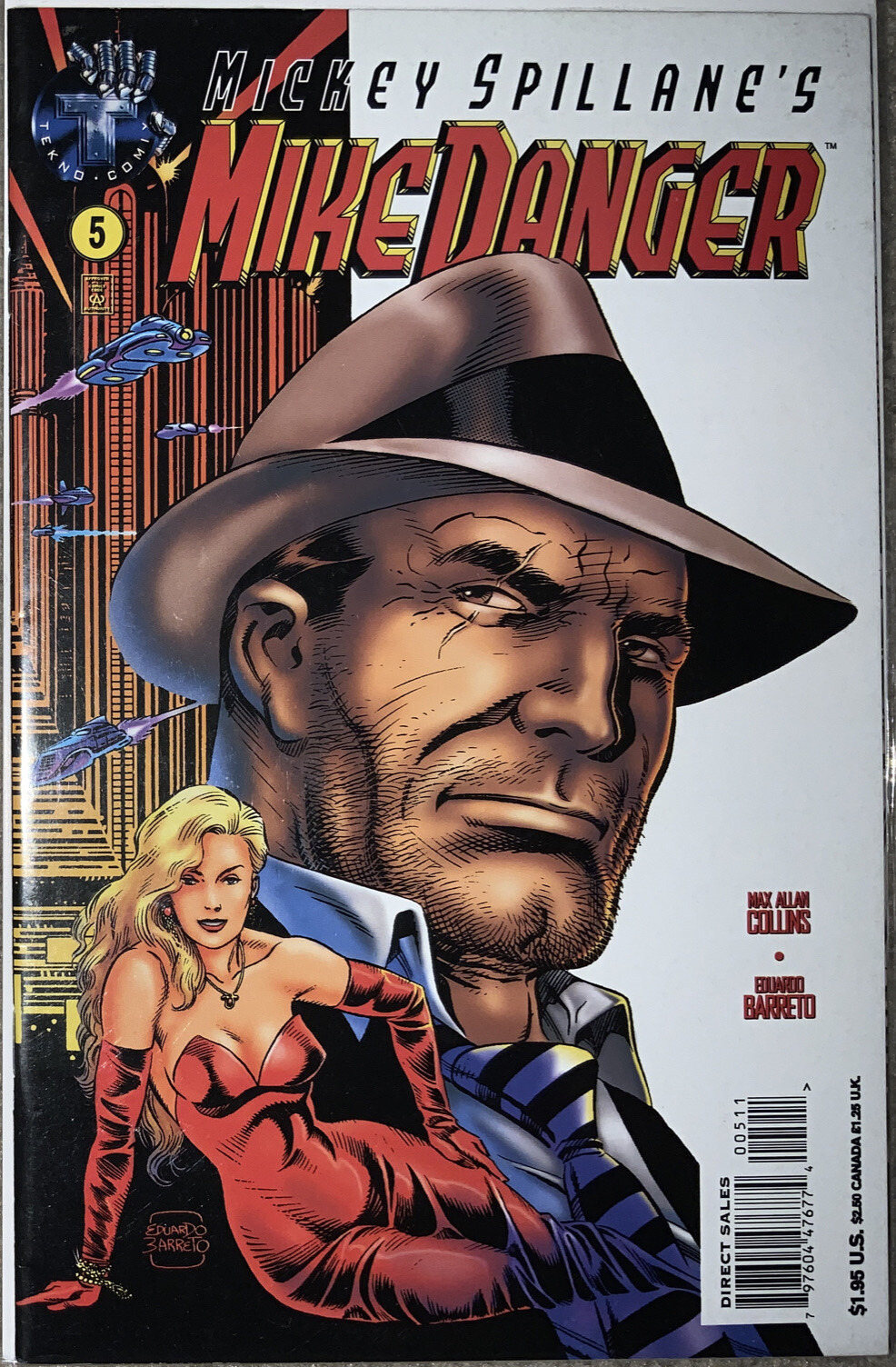 Mickey Spillane’s Mike Danger, Issue #5 Vol. 1 (Tekno Comics, 1995) | eBay