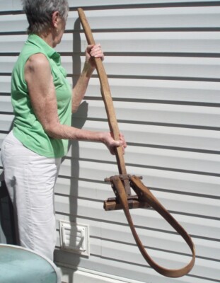 DUTCH HUNTING ARTIFACT ?? RARE PRIMITIVE ANTIQUE MECHANICAL YOKE ...