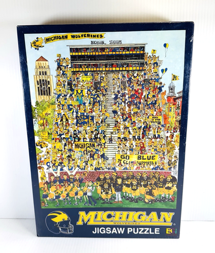 Michigan Wolverines Football Stadium 513 Piece Jigsaw Puzzle Buffalo ...