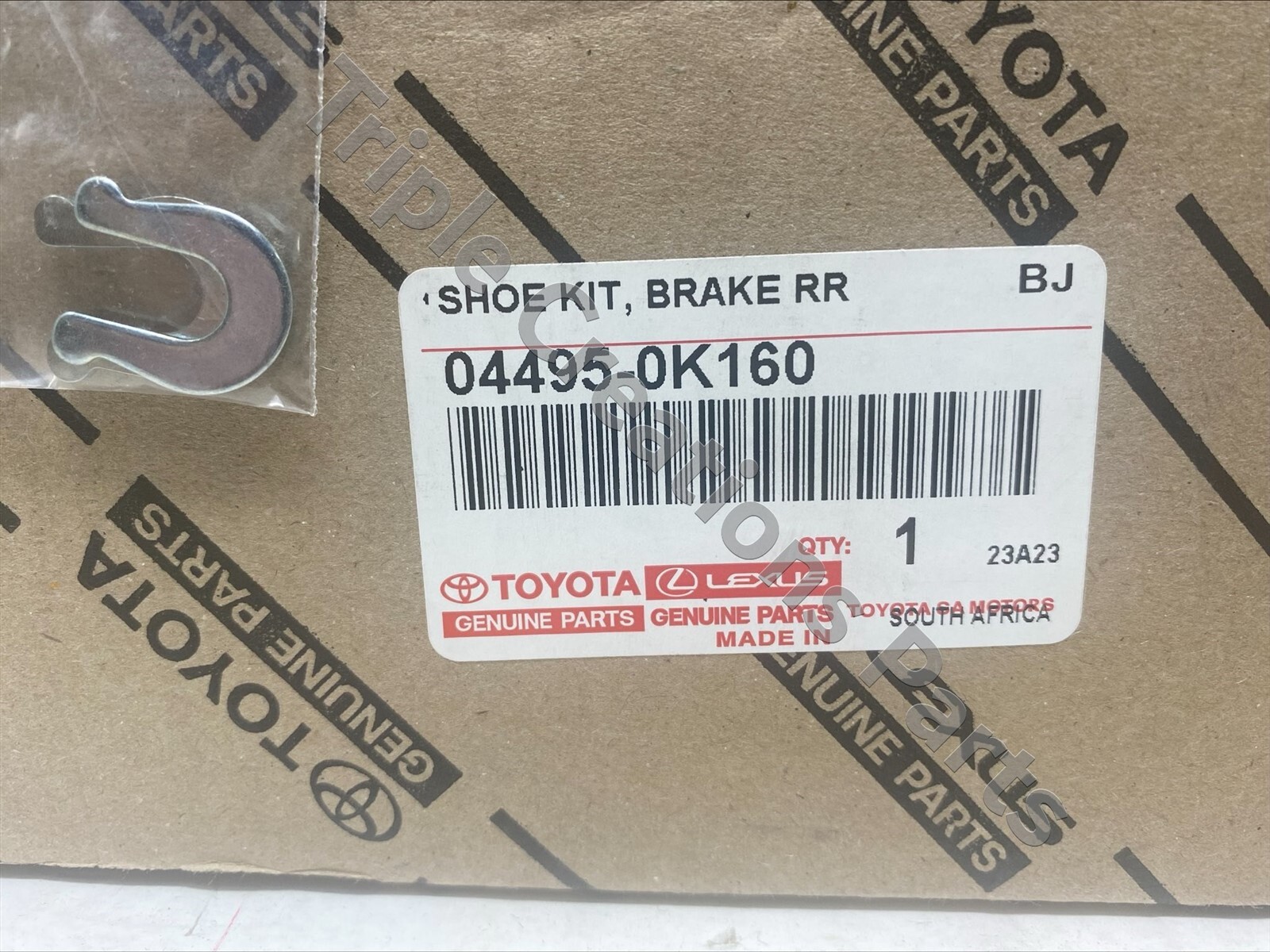 Toyota Genuine 04495-0K160 Shoe Kit Rear Brake 044950K160 OEM | eBay