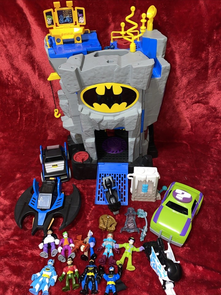 Imaginext Batman Original Batcave Playset Mattel Fisher Price Action Figures ++ | eBay