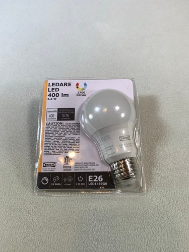 IKEA Ledare LED 400 lm 6.3 W 2700 Kelvin bulb E26 | eBay