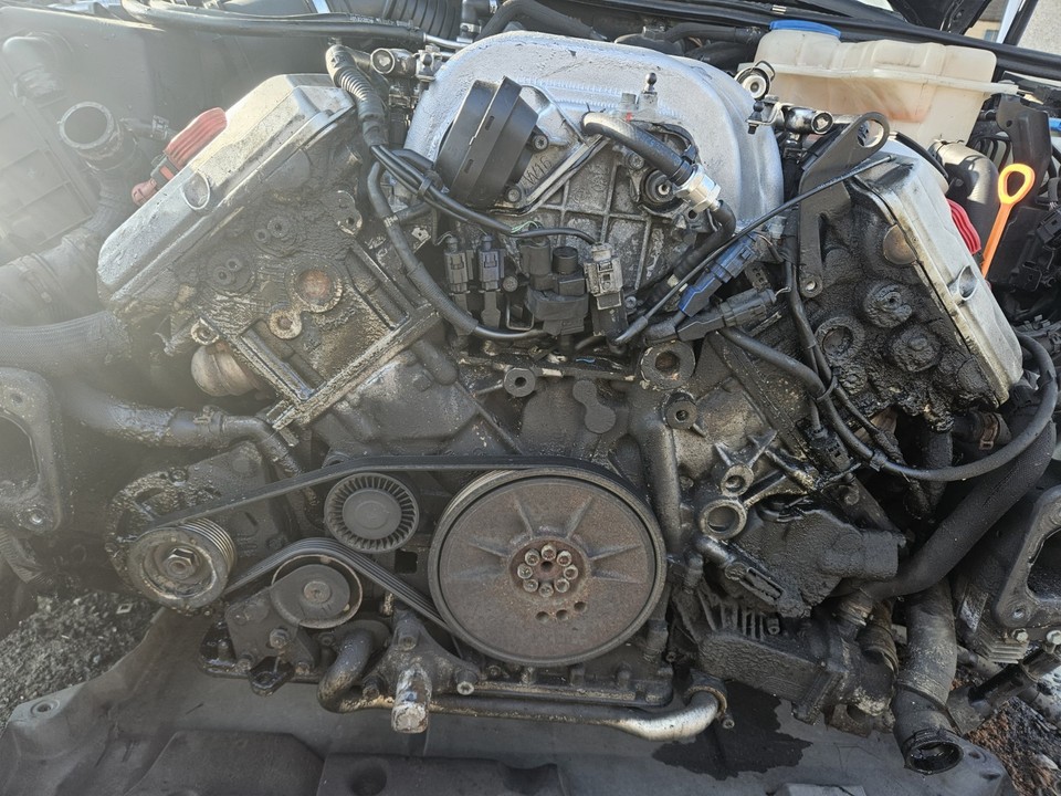 COMPLETE AUDI S4 4.2 V8 BBK ENGINE B6 B7 all ancilleries + Inlet ...