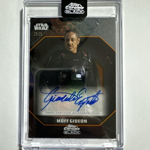 Topps Chrome Black Star Wars Moff Gideon Auto Giancarlo Esposito | eBay