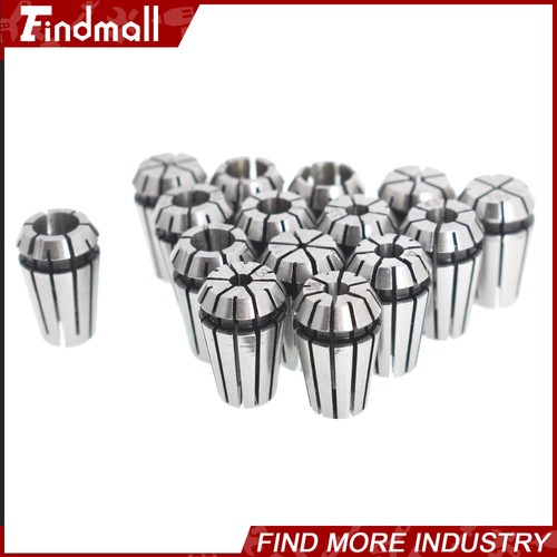 15Pcs ER11 Spring Collet Set For CNC Milling Lathe Tool Engraving ...