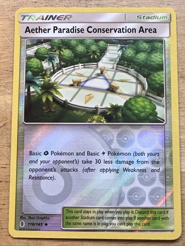 Aether Paradise - 116/145 - Reverse Holo - Guardians Rising VLP/NM ...