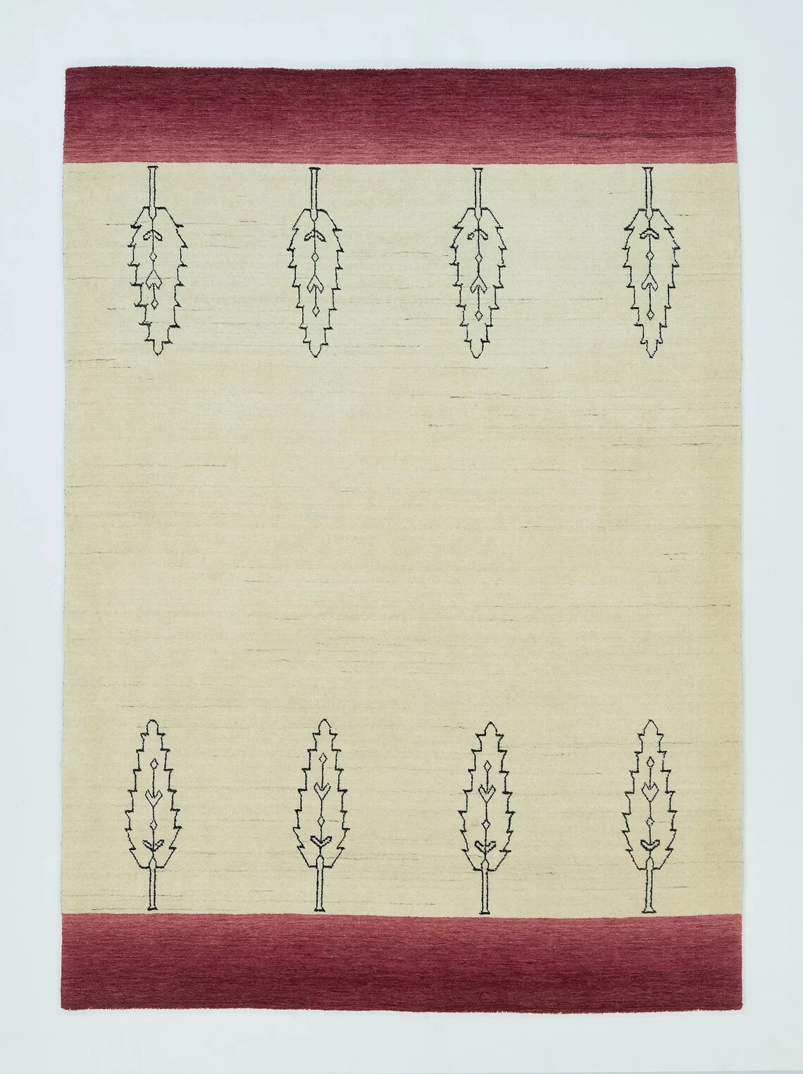 10x8 Hand knotted Gabbe Handmade Wool Rug Modern Rug Living Room Large ...