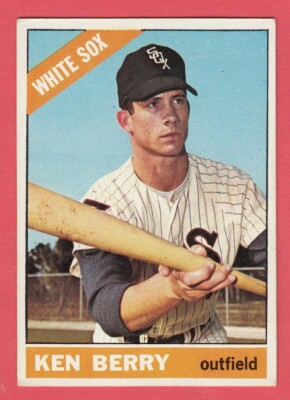 1966 Topps # 127 Ken Berry -- White Sox -- Box 118-425 | eBay