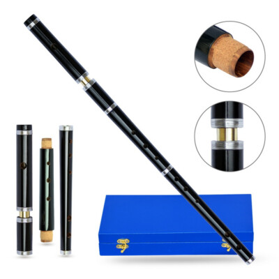 Irish Traditional Black Rosewood “D” Flute With Tuning Slide 4 Parts | eBay