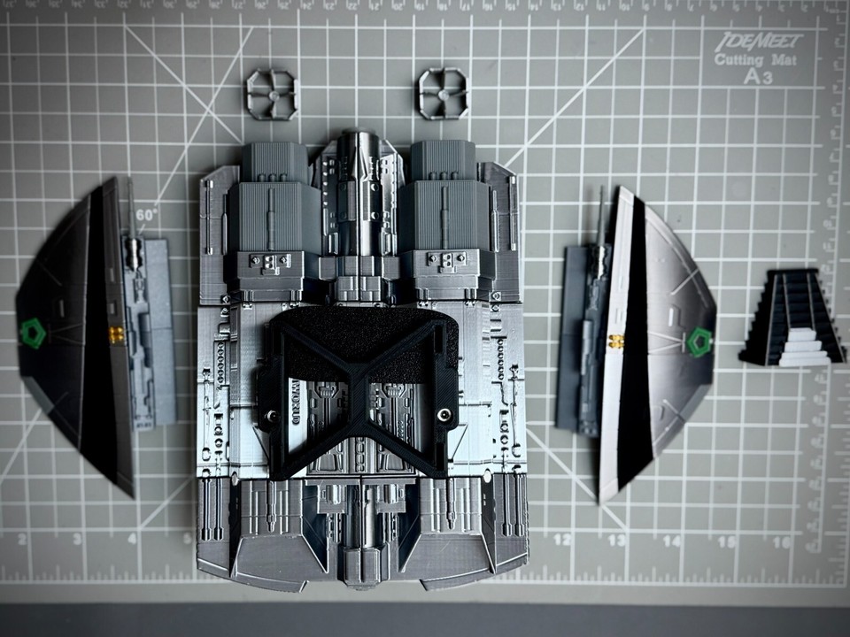 Battlestar Galactica 1978 Cylon Raider TOS Classic (CHROME 10 in.) | eBay