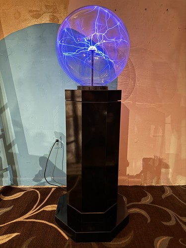 ONE OF A KIND ~ LARGE PLASMA BALL LIGHT SCULPTURE ~ SIGNED BILL PARKER ...