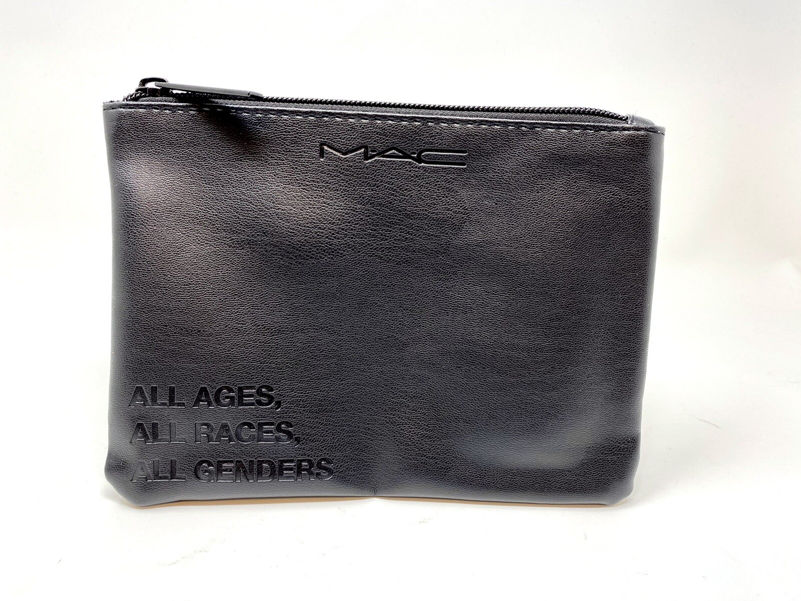 MAC All Ages, All Races, All Genders Black Makeup Pouch Bag New in ...