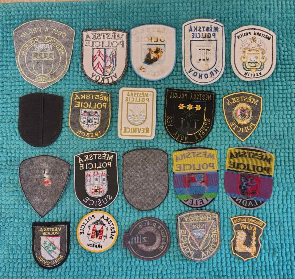 CZECH REPUBLIC PATCH POLICE POLICIE - LOT COLLECTION 20 PATCHES | eBay