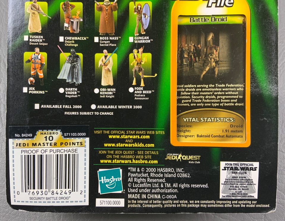 Kenner Star Wars - Power of the Jedi - Battle Droid - NEW SEALED on ...