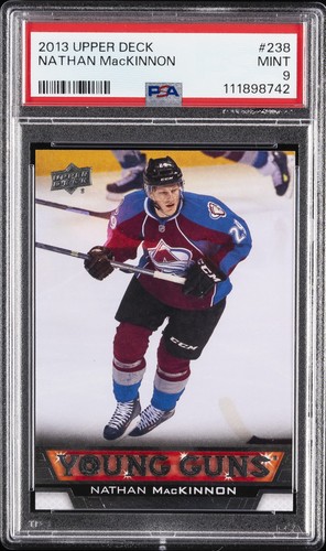 2013 UD #238 NATHAN MACKINNON ROOKIE RC PSA 9 | eBay